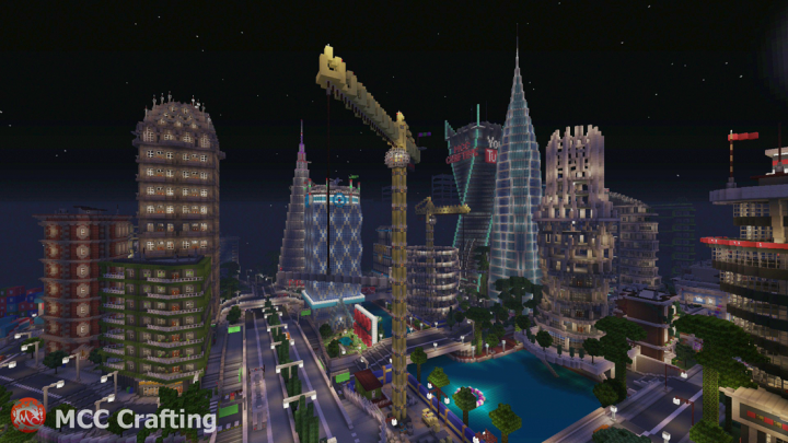 The MCC Crafting Youtube Twisted Tower Skyscraper Upgrade Make Over ...