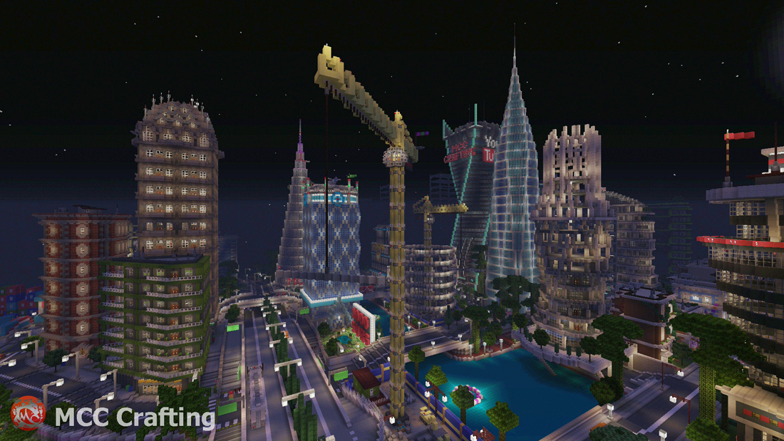 The MCC Crafting Youtube Twisted Tower Skyscraper Upgrade Make Over ...