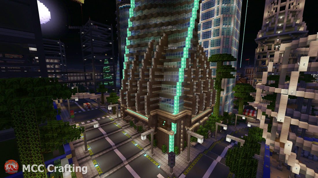 The MCC Crafting Youtube Twisted Tower Skyscraper Upgrade Make Over ...