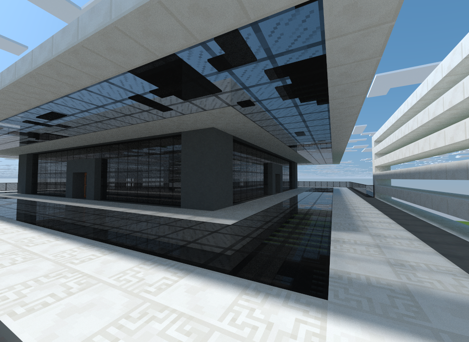 modern building Minecraft Map