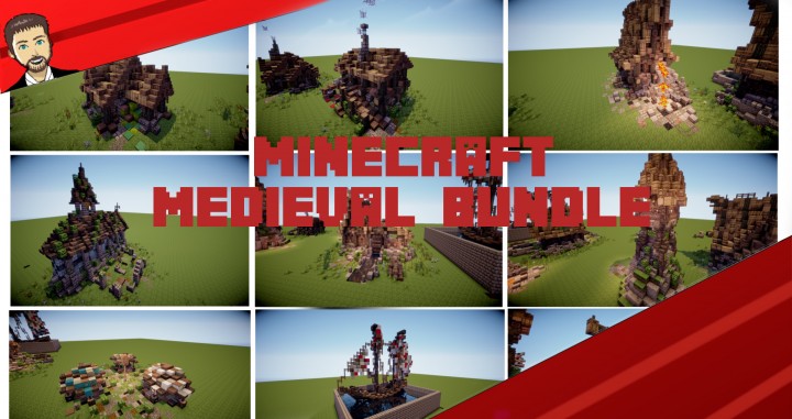 Medieval build bundle Minecraft Map