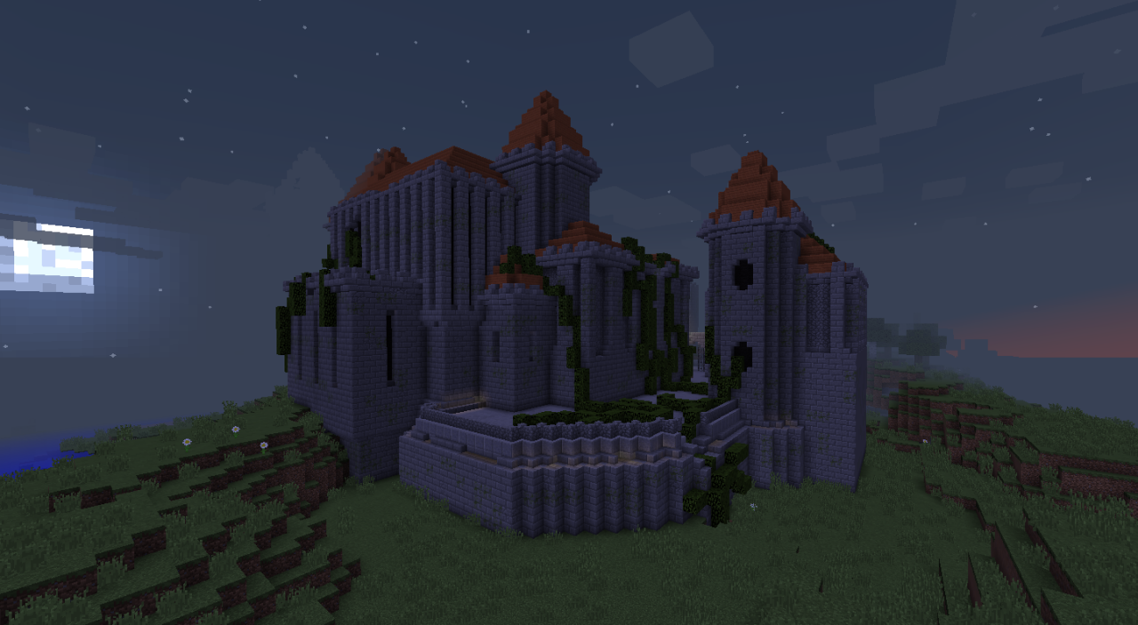 Castle l'e overgrowth Minecraft Map