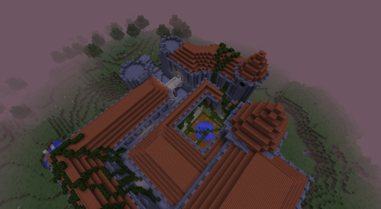 Castle l'e overgrowth Minecraft Map