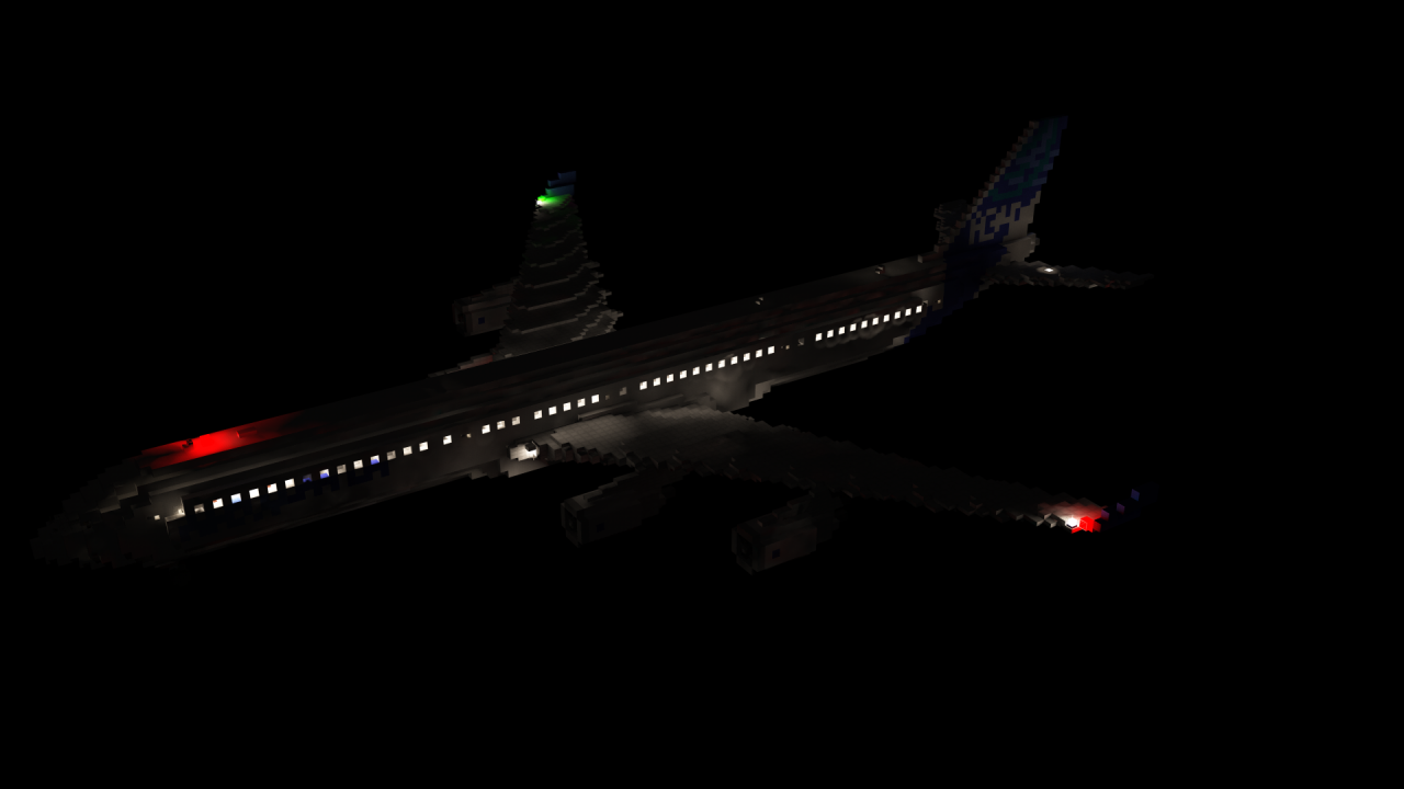 Airbus a340-600 Minecraft Map