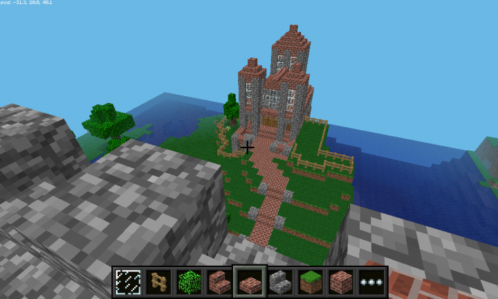 Small Brick and Stone Church Minecraft Map