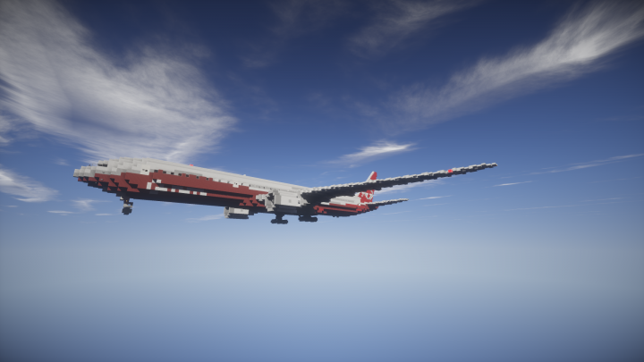 Boeing 777-8 Minecraft Map