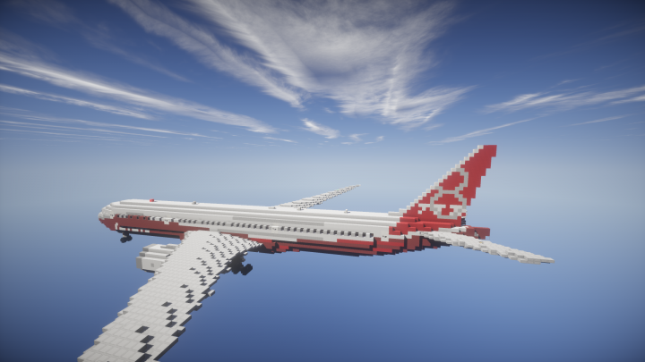 Boeing 777-8 Minecraft Map