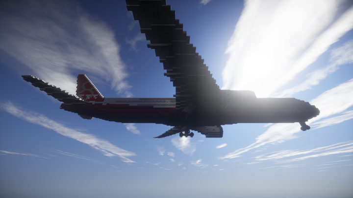 Boeing 777-8 Minecraft Map