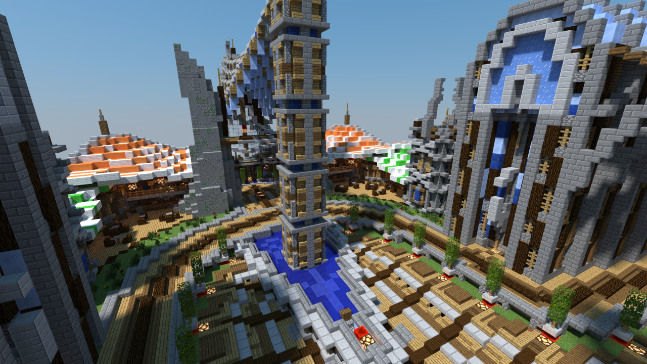 Server spawn Minecraft Map