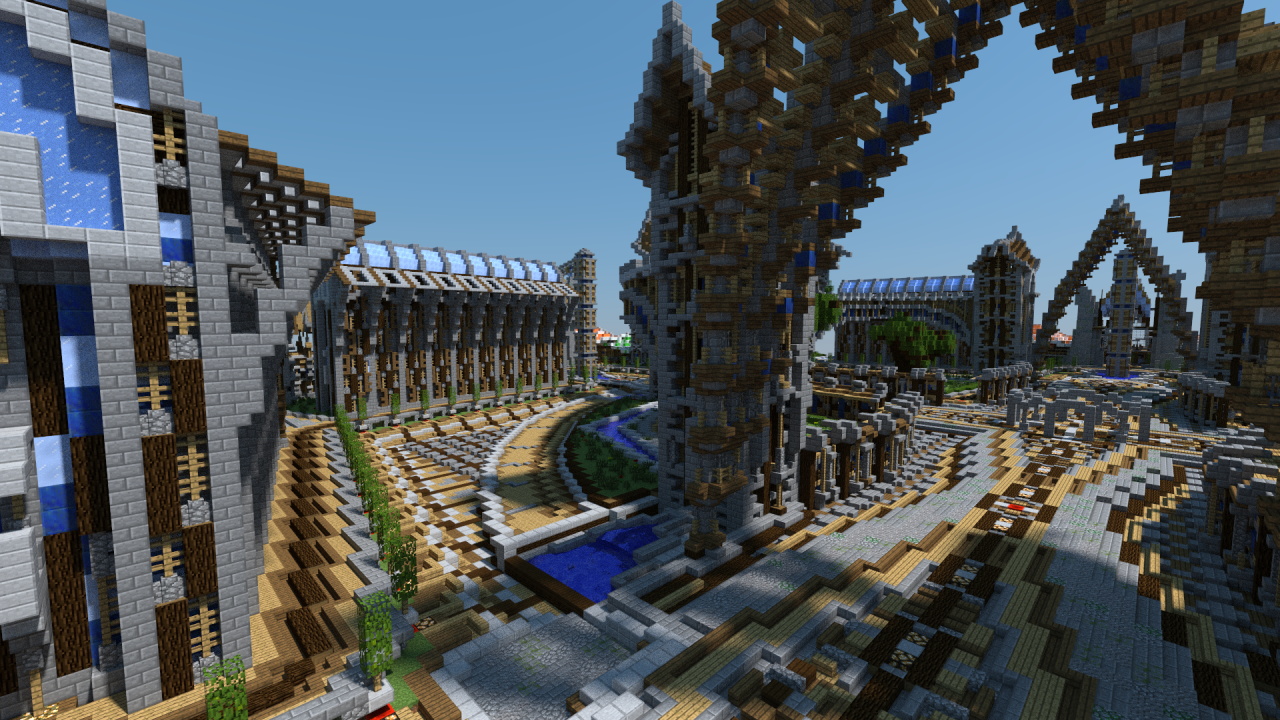 Server spawn Minecraft Map