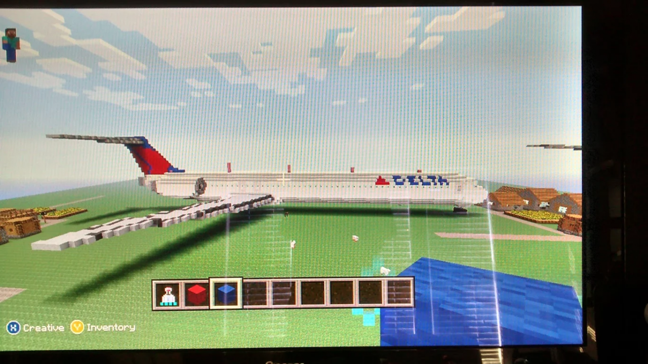 McDonnell Douglas MD-90 (Delta Airlines) Minecraft Map