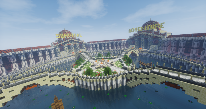 Italian Themed Hub Minecraft Map