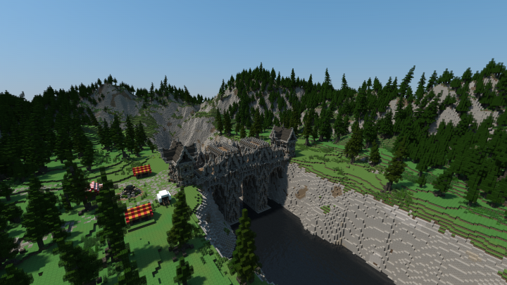 Gothic Bridge Design Minecraft Project
