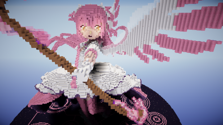 Huge character statues Minecraft Map