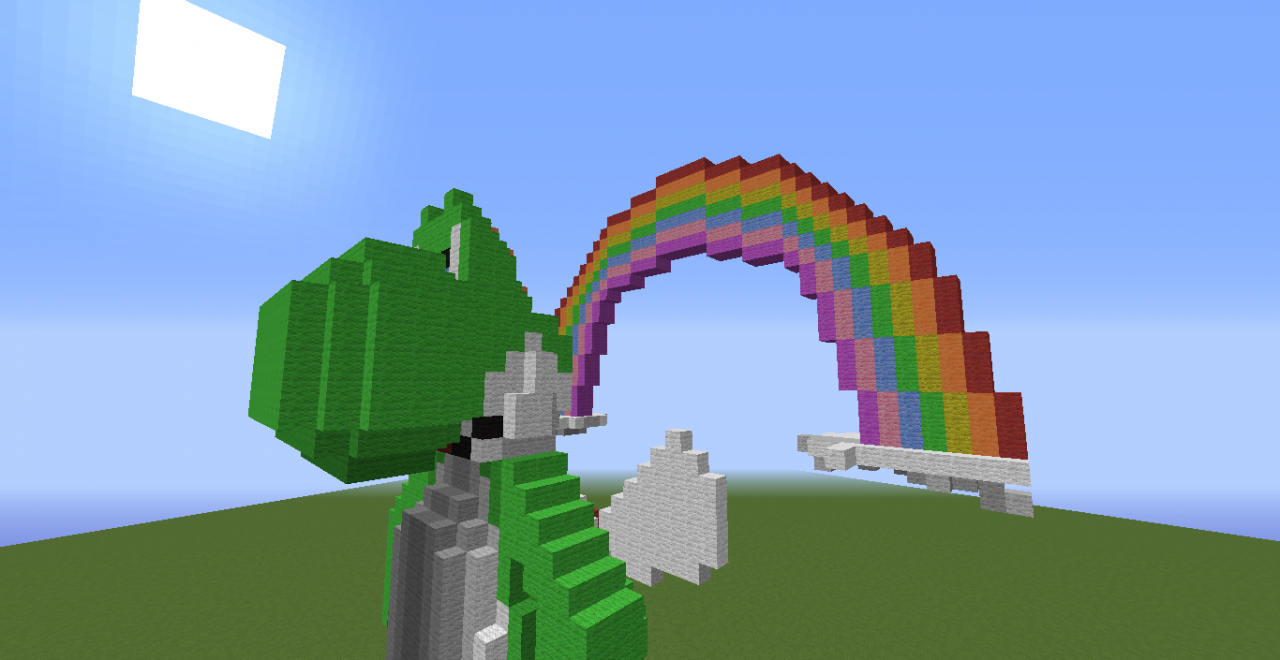Yoshi, The God of Hyper Rainbows? Minecraft Map