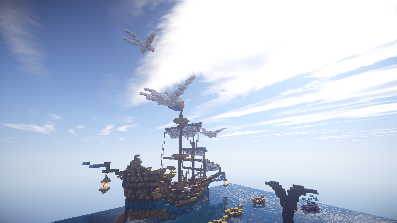 Oceania, The Whaling Ship: PlotBuild 100x100 Minecraft Map