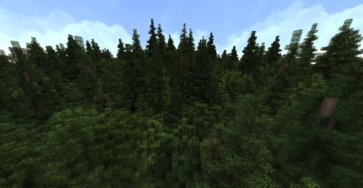 Terrain - Mountain/Forest Lake Minecraft Map