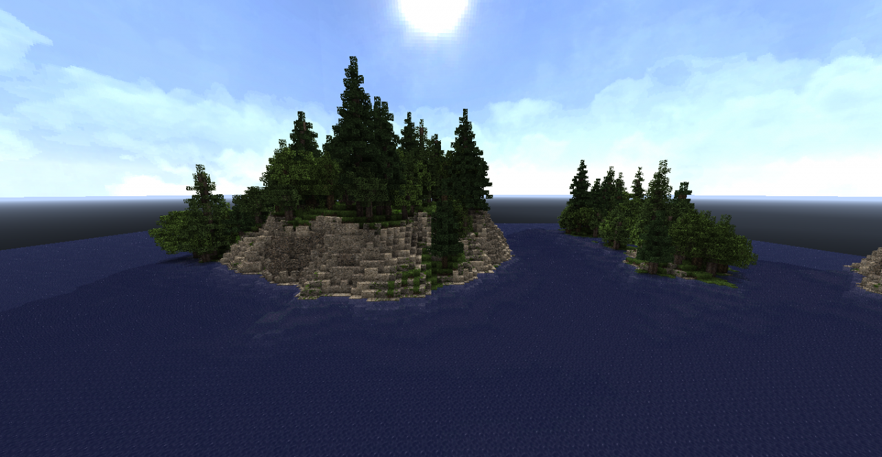 Terrain - Mountain/Forest Lake Minecraft Map