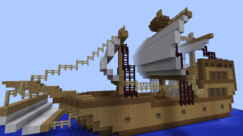A Sailing Ship Minecraft Map