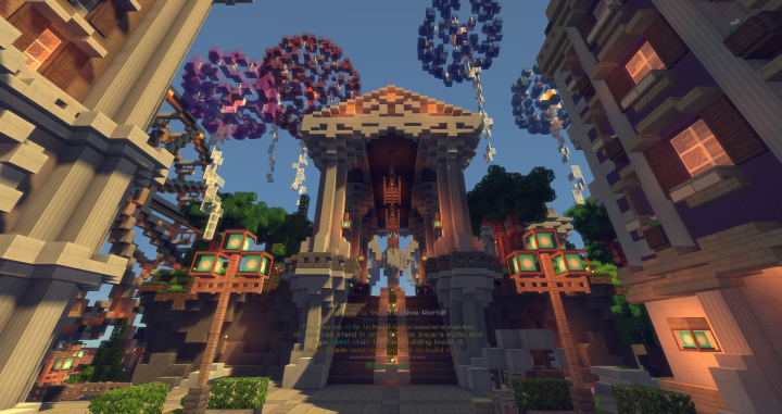 DawnHaven Creative Spawn Minecraft Map