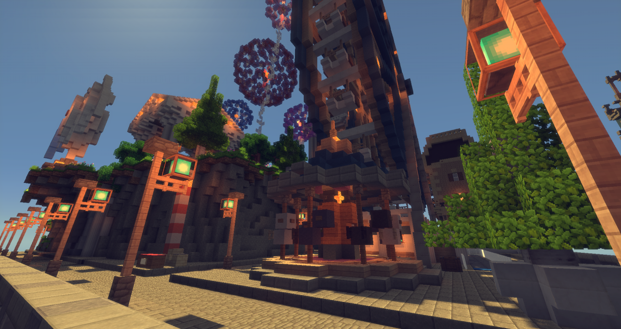 DawnHaven Creative Spawn Minecraft Map