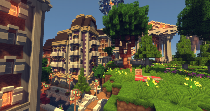 DawnHaven Creative Spawn Minecraft Map