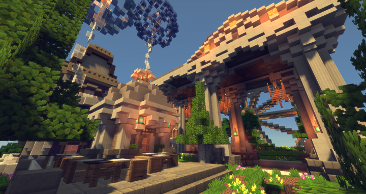 DawnHaven Creative Spawn Minecraft Map
