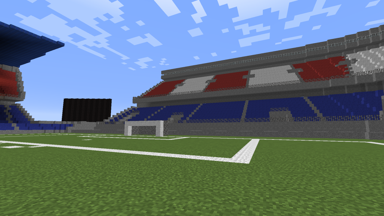 Estadio Vicente Calderon 1:1 ( Atletico de Madrid stadium ) Minecraft Map