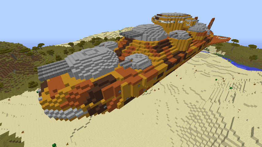 Stormcloud Class Battleship Minecraft Map