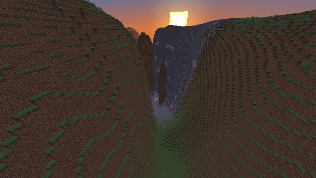 Glide Canyon Race Minecraft Map