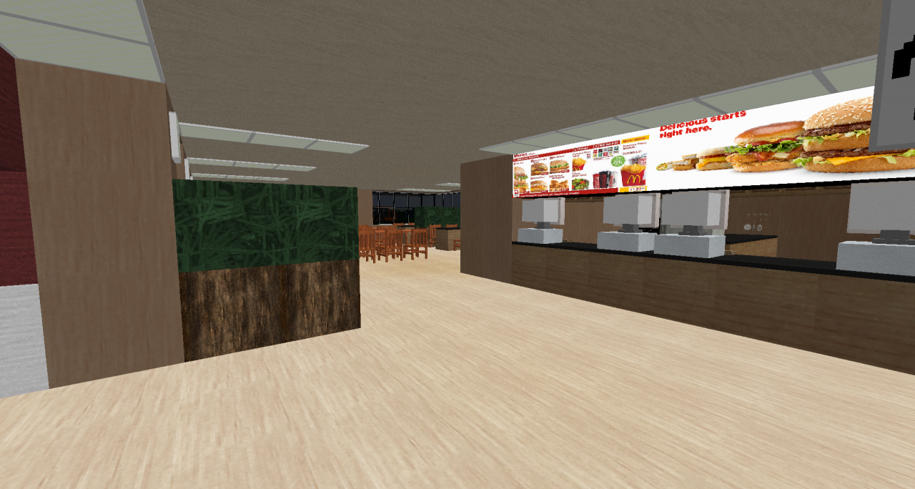 McDonald's Fast Food Store - LPC Minecraft Map