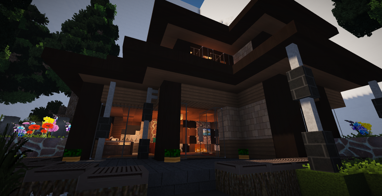 Usonian Style Sample Plot Minecraft Map