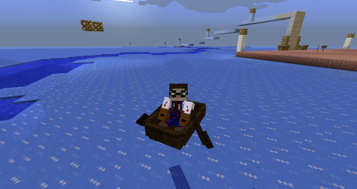 Ice Boat Race Minecraft Map