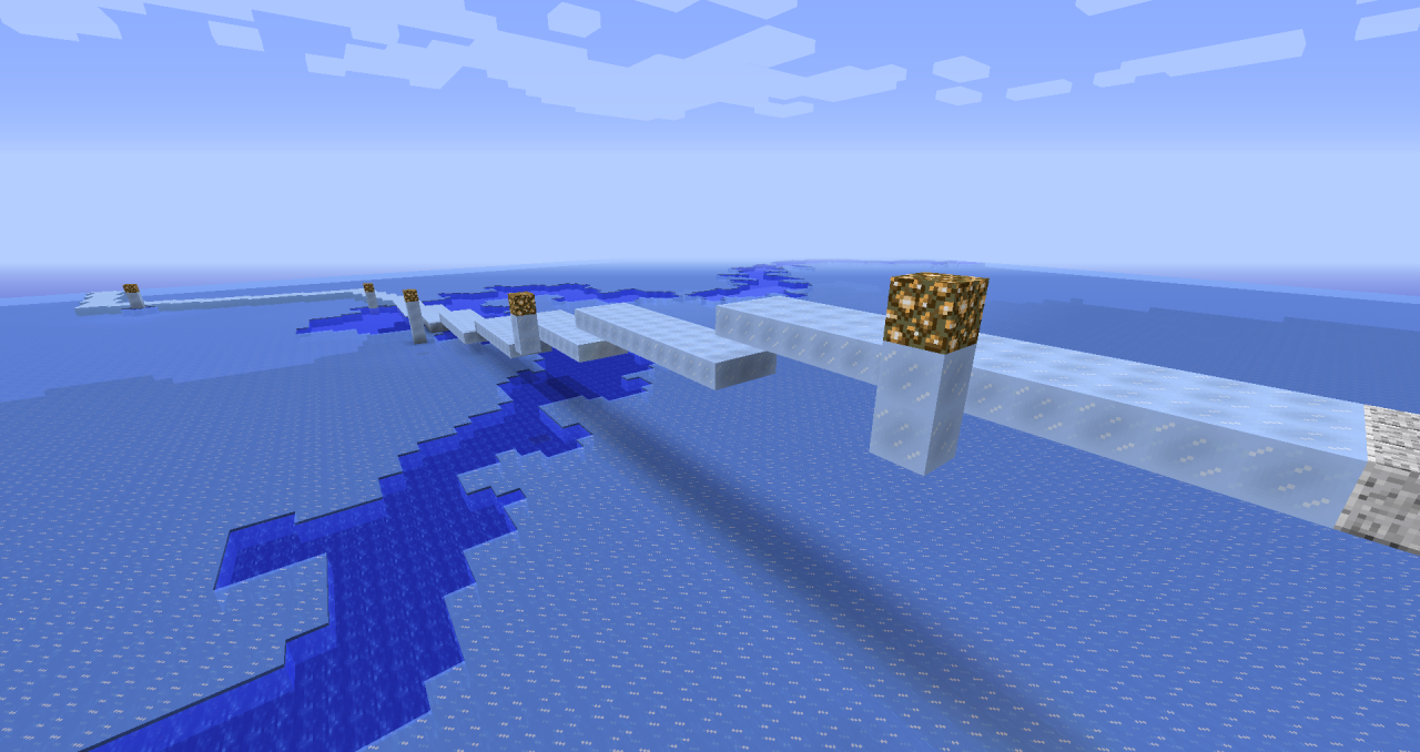 Ice Boat Race Minecraft Map