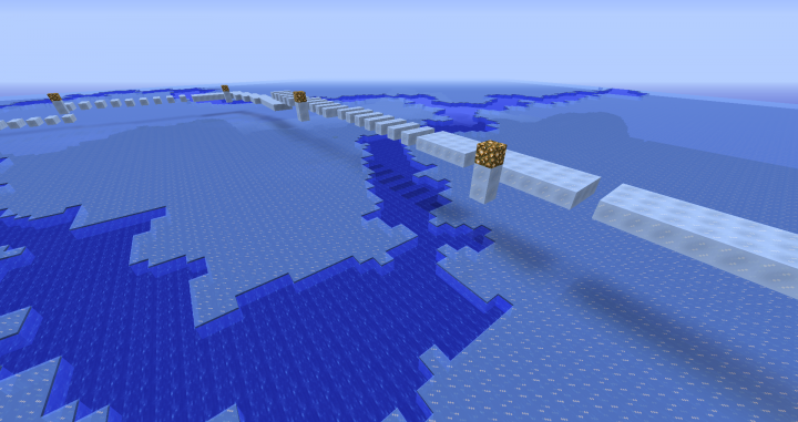 Ice Boat Race Minecraft Map