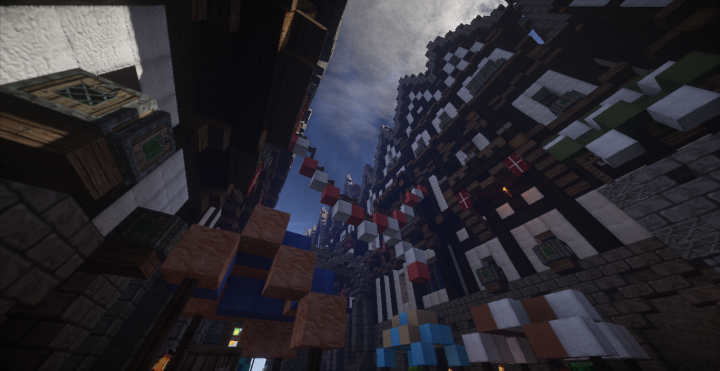 Pre-built houses Minecraft Map