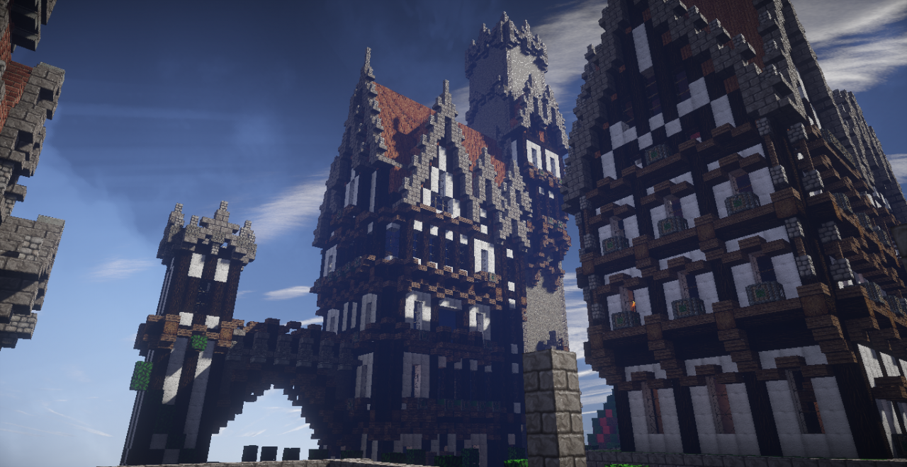 Pre-built houses Minecraft Map