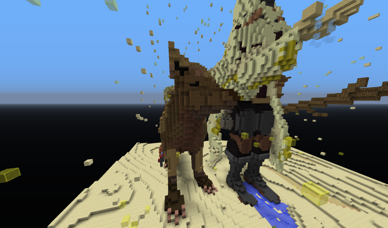 Chasing an Oasis Minecraft Map