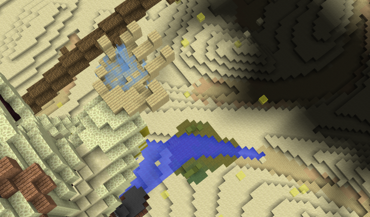 Chasing an Oasis Minecraft Map