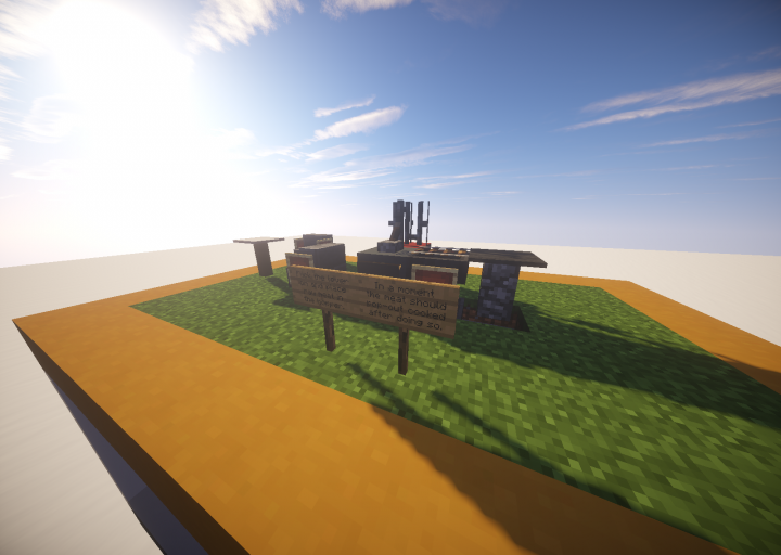 Functioning-Grill [Minecart/Hopper-Elevator Based] Minecraft Map