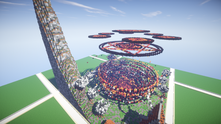 Disturbance In the Paradise-Plot build 100x100 Minecraft Map