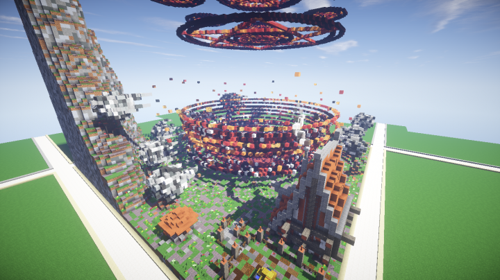 Disturbance In the Paradise-Plot build 100x100 Minecraft Map