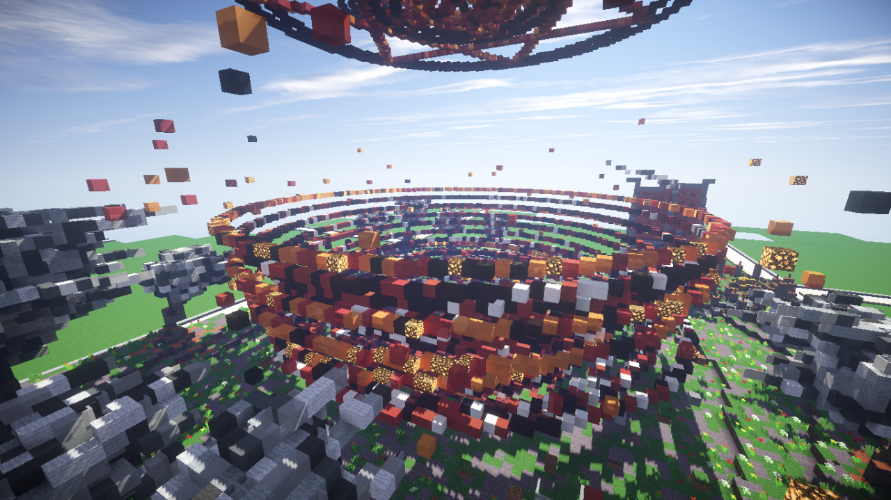 Disturbance In the Paradise-Plot build 100x100 Minecraft Map