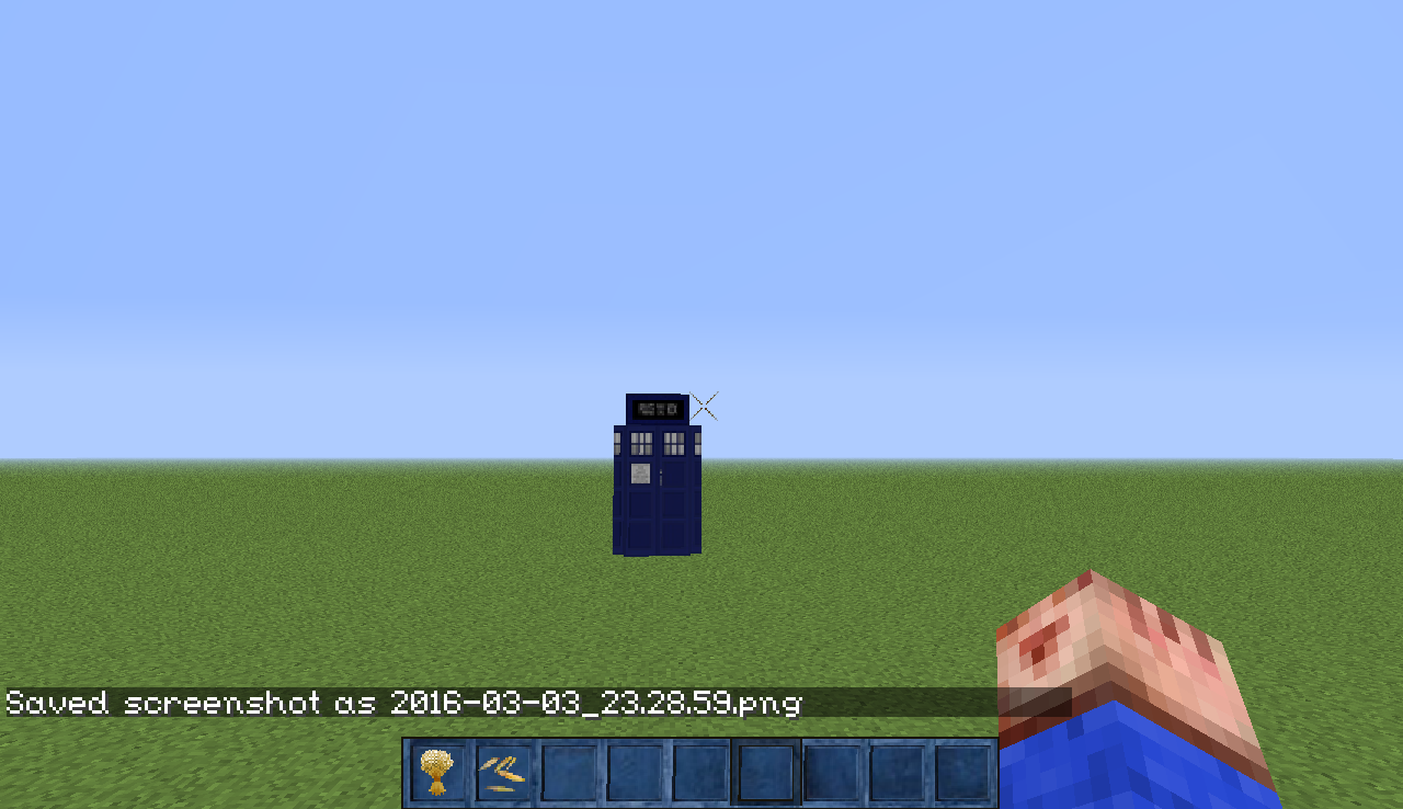 TARDIS in MineCraft 1.2 Minecraft Map