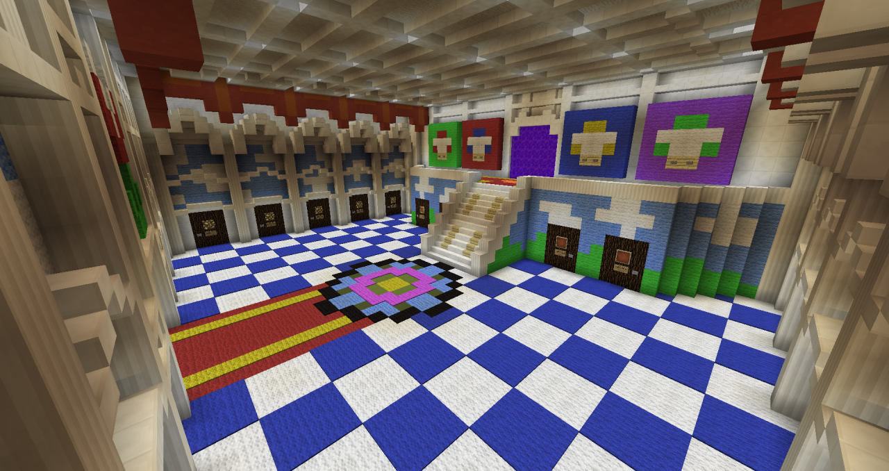 [Brawl.com] Minecraft Party - Princess Peach's Castle from Super Mario ...