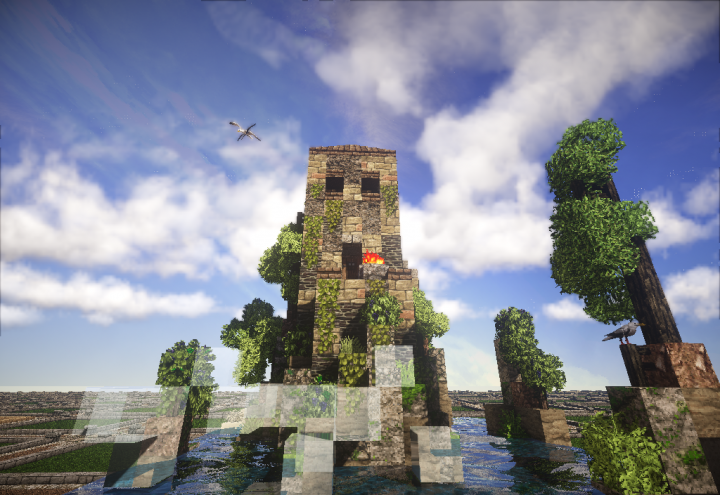 Roman Watchtower Minecraft Project