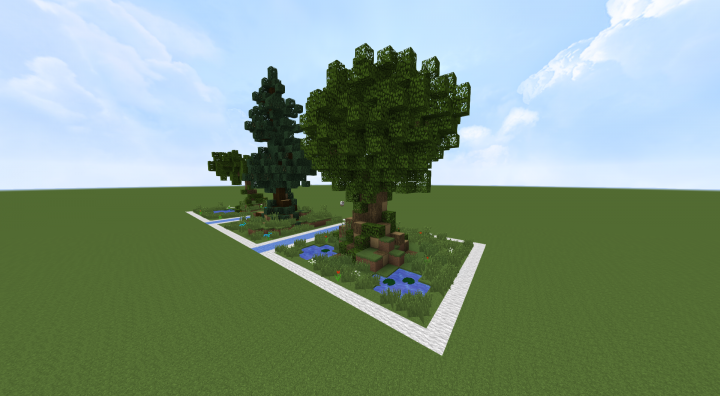 3 Custom Trees! Minecraft Map