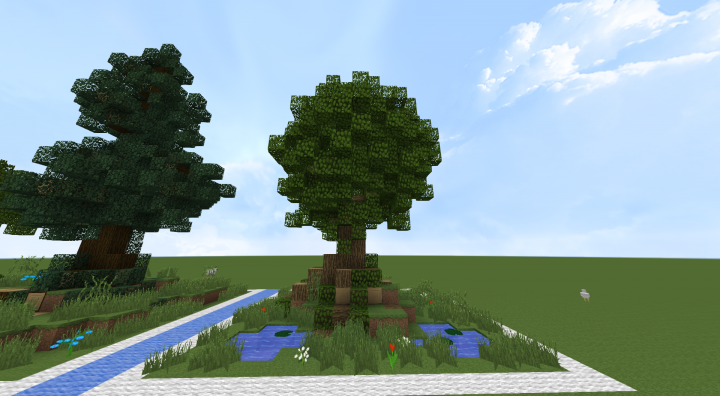 3 Custom Trees! Minecraft Map
