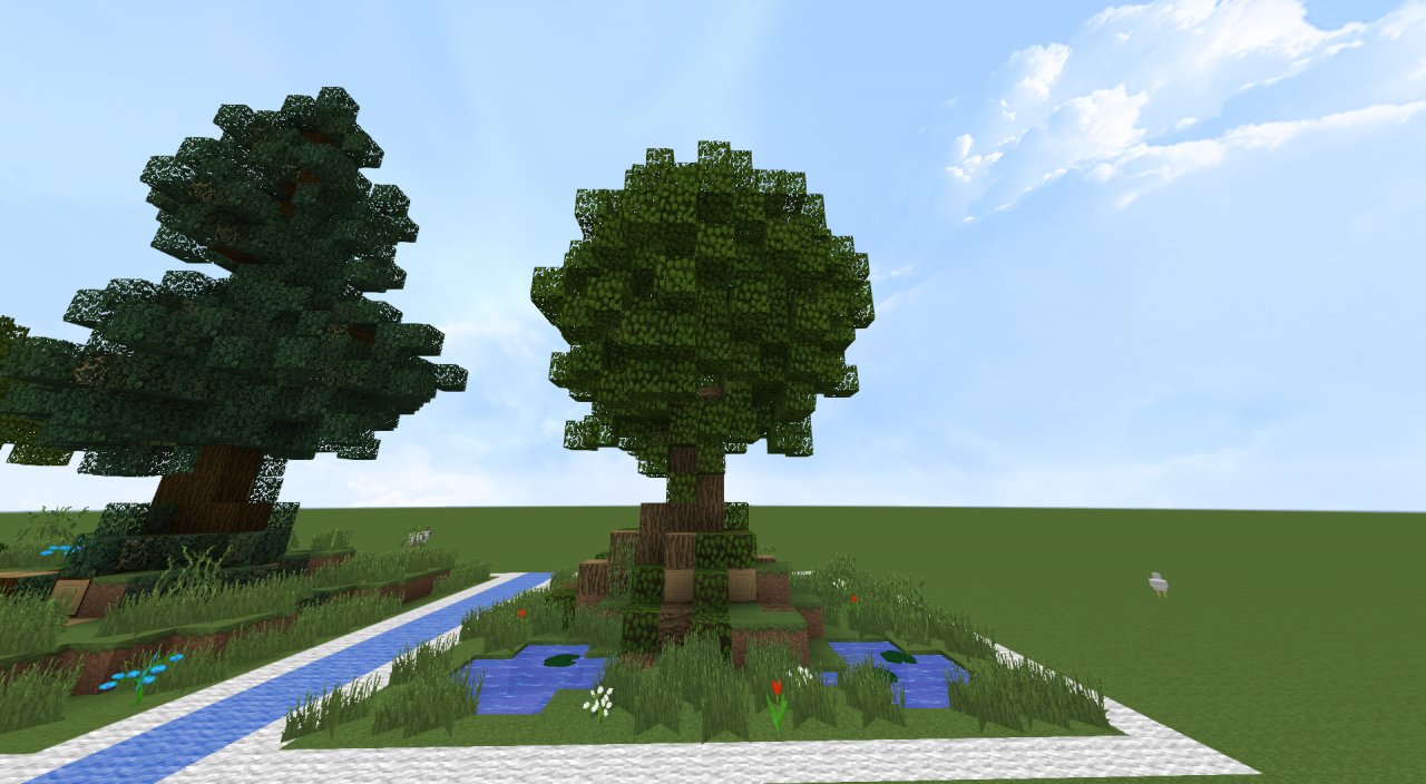 3 Custom Trees! Minecraft Map