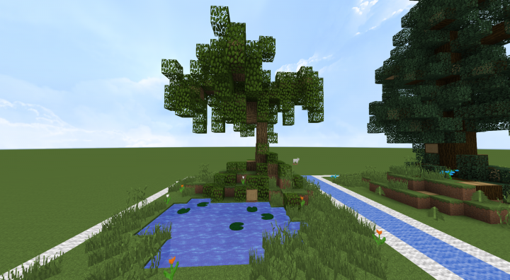 3 Custom Trees! Minecraft Map